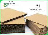 China Light Weight 3 Ply Color Corrugated Board For Packaging Boxes 50 * 70cm for sale