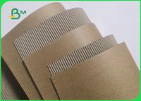 China Durable B Flute Brown Corrugated Paper Sheets & Pads 125gsm + 100gsm for sale