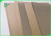 China Single Face Corrugated Cardboard For DIY Crafts 110gsm + 120gsm Flat Surface for sale