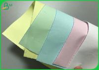 China Multiple Color Ncr Carbonless copy paper 50gsm / 55gsm Printing Paper Roll for sale