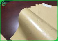 China 787mm 250g Brown Kraft Paper With 15g PE Coated For Pizza Box Oilproof for sale