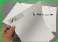 China Non - Tearable 130um PET Synthetic Paper Of Printing With Laser Printer for sale