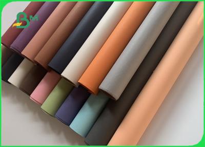 China 0.55mm Lightweight Blue Kraft Paper Fabric For Pouch Bag Biodegradable for sale