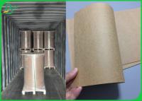 China 120gsm Uncoated Unbleached Kraft Paper Roll With Multi - Purpose Durable for sale