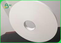 China Natural White 28gsm Straw Wrap Paper 100% Degradable And Safe 29MM 35MM for sale
