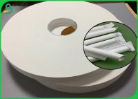 China 27mm 28mm White Color Packaging Paper 28gsm Food Grade Suit For Wrapping Straws for sale