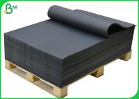 China 100% Wood Pulp 300g Large Black Chipboard Sheets For Gift Box 70 x 100cm for sale