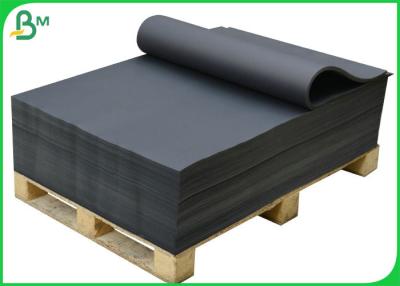 China 100% Wood Pulp 300g Large Black Chipboard Sheets For Gift Box 70 x 100cm for sale