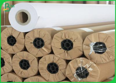 China 3 inches core 20lb Plotter Paper HIgh Bright Smoothness Drawing Paper for sale