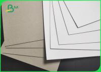 China One Side White Laminated Thick Paper Cardstock 1000gsm Grey Back for sale
