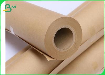 China 70gsm 80gsm 600mm * 270m Pure Kraft Paper Roll For Gift Wrapping Durable for sale