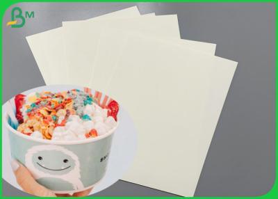 China 250g + 20g PE Coated Food Grade Paper For Ice Cream Industry for sale