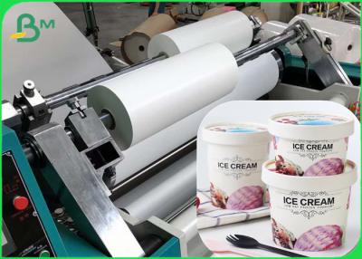 China 250gsm + 20g PE Coated Waterproof Kraft Paper Board For Ice Cream Bowl for sale