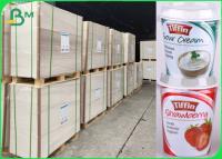 China 230gsm + 15g PE Coated Food Grade White Kraft Paper Roll For Ice Cream Cup for sale