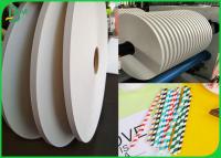 China Good Water Repellency 120Gr White Kraft Paper Roll 14mm 13.5mm For Disposable Straws for sale