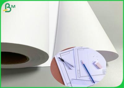China White Plotter Paper Roll 620mm x 50m 80gsm 2 Inches core Universal for sale