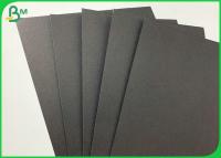 China Black Colored Cardstock Thick Paper 80g 120g For Bag Making for sale