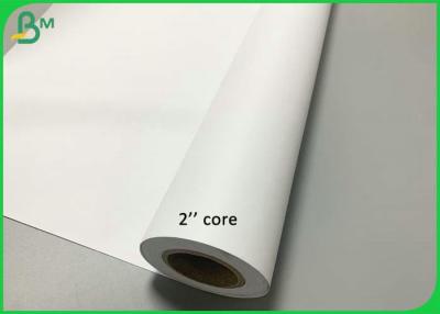 China 1270mm x 50m 2'' Core 80g Inkjet Bond Paper Roll Uncoated for sale