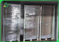China 1- 3mm Cardboard Paper 1 Side Grey 1 Side White / Green / Brown Board for sale