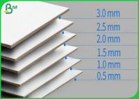 China 2.5mm 3.0mm Thickness Single Side White Paperboard With Grey Back To Hardcover Book for sale