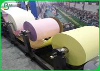 China 50g White blue Pink 3 Part Carbonless Paper For Making Invoice Pad for sale