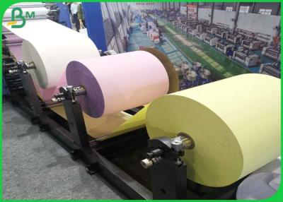 China 50g White blue Pink 3 Part Carbonless Paper For Making Invoice Pad for sale