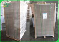 China 2mm Clay Coated Board White One Side Grey Back Board In Sheet for sale
