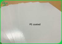 China 15g PE Coated 300g White Food Grade Paper For Lunch Burger Packing Box for sale