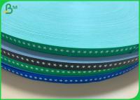 China Blue Black Green 15mm Width 60gsm 120gsm Colored Straw Base Paper for sale