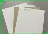 China 0.7 x 1 m Duplex Board 350g White Grey Back For Wine Box Color Printable for sale