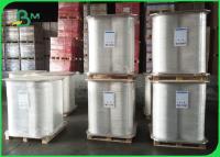 China Heat Sealable Straw Wrapping Paper 28gsm White Color 27mm Width for sale