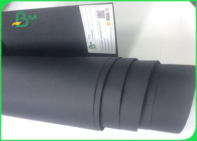 China Anti - Curl Customized Luxury Gift Wrapping Black Color Cardboard In Sheets for sale