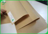 China Safeness 50g  60g Uncoated Food Brown Kraft Paper For Disposable Fast Food Bag for sale