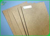China Recycled Pulp Natural Brown Kraft Paper Sheet 250G 300G 400G High Thick for sale