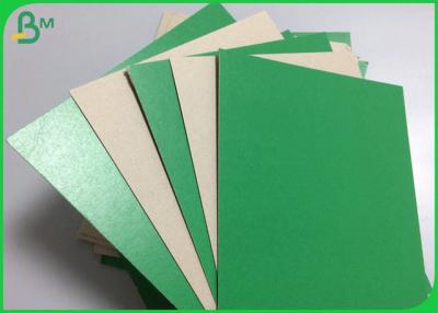 China Green Coated One Side And Other Side Grey Uncoated Cardboard for sale