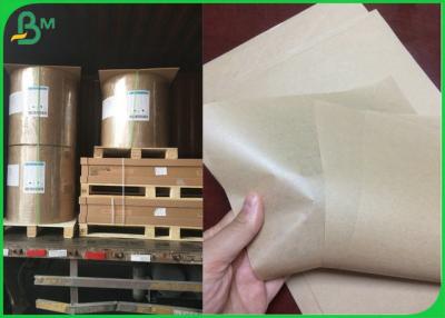 China Uncoating Brown Color 70gsm 80gsm Food Grade Kraft Paper For Packaging Food for sale