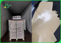 China 50g + 15gsm Brown Kraft PE Coated Sugar Packaging Paper 100% Food Safe for sale