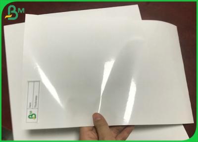 China Single Side High Glossy 80gsm Mirror Coated white Paper For Beverages Labels for sale
