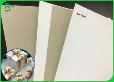 China Printable 1.0 mm to 4.0 mm White-gray Cardboard For Rigid Boxes Making for sale