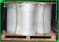 China Waterproof Tearproof Label Paper Back Side Adhesive 43gsm Fiber Paper for sale