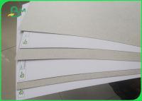 China 12pt 0.3mm White Lined Duplex Board Grey Back High Quality Printability for sale