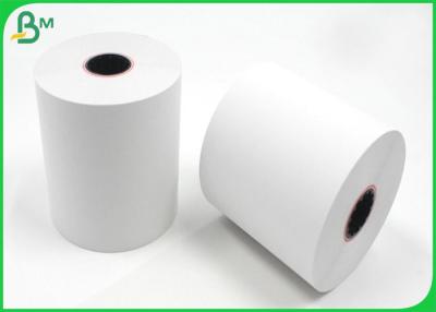 China Waterproof 55gsm 640mm Roll Thermal Paper For Carton Sticker Label for sale