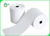 China 55gsm Cash Register Printer Paper For Supermarket Good Tightness 57 x 50mm for sale