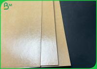 China PE Coated High Stiffness Brown Kradt Paper 300gsm For Food Takeaway Box for sale
