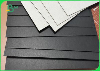 China Greyboard Black Color 1 - Side Thick Paper 2000mic Backing Material for sale