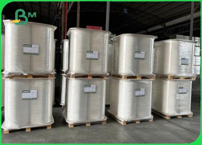 China 28gsm X 26mm Excellent Printability Drinking Straw Wrap Paper for sale