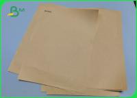 China Strong quality 90gsm Semi Extensible brown Kraft paper rolls for Cement bags for sale