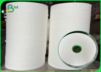 China Biodegradable 28gram White Straw Wrapping Paper 26mm / 35mm * 5000m Rolls for sale
