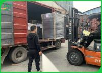 China 350GSM  Natural Wood Pulp Of Black Kraft Paper For Make High - End Gift Box for sale