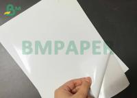 China Large Format High Gloss Surface 80gsm White Self - Adhesive sticker Paper sheet for sale